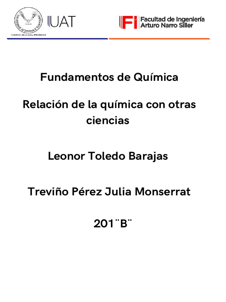 Fundamentos de Química | PDF