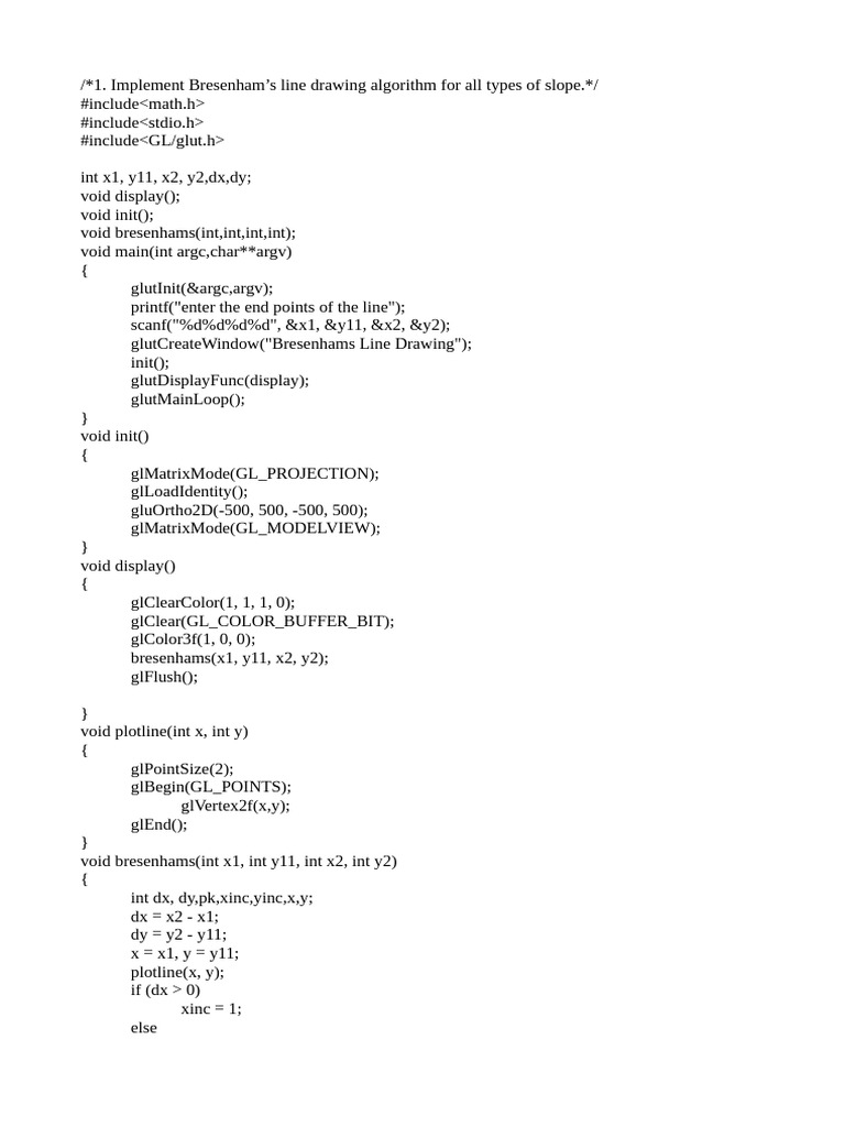Cglab Pgms Pdf