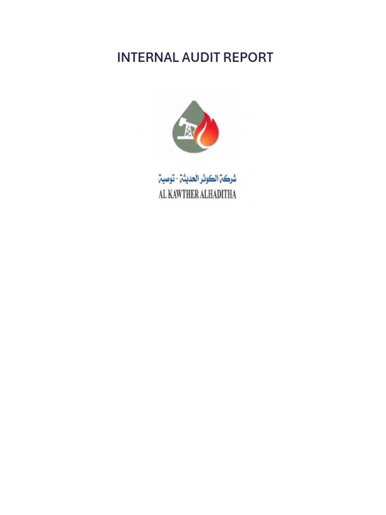 AKAH-QMS-IAR-001 - Internal Audit Report | PDF | Quality Management ...