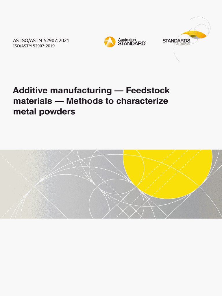 As Iso Astm 52907-2021 | PDF
