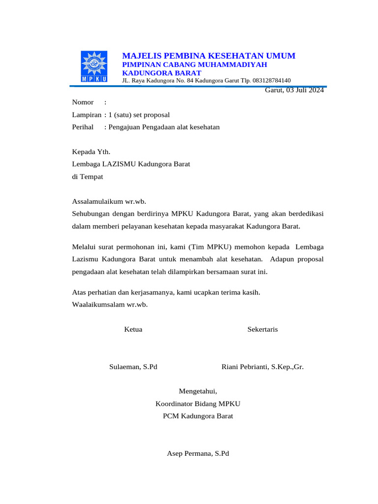 Proposal Mpku | PDF