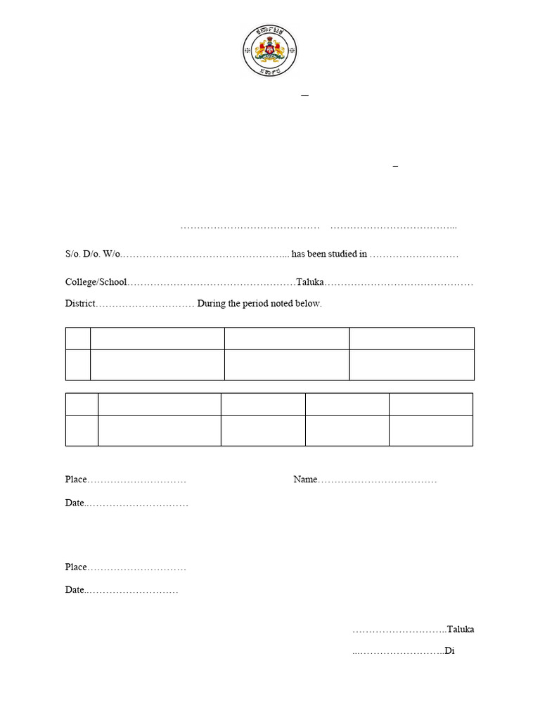 ANNEXURE C Study Certificate Under Article 371 J | PDF