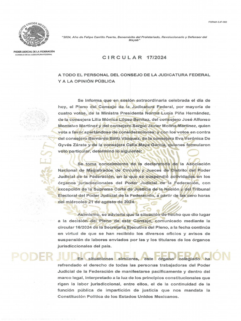 Circular 17 2024 | PDF