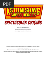 Marvel Multiverse Character Sheet - Fillable | PDF | Spider Man ...