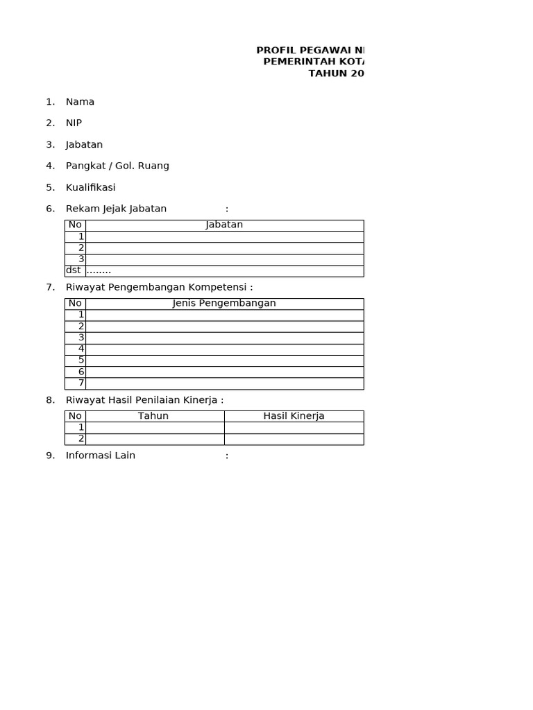 Blank Form Akd | PDF