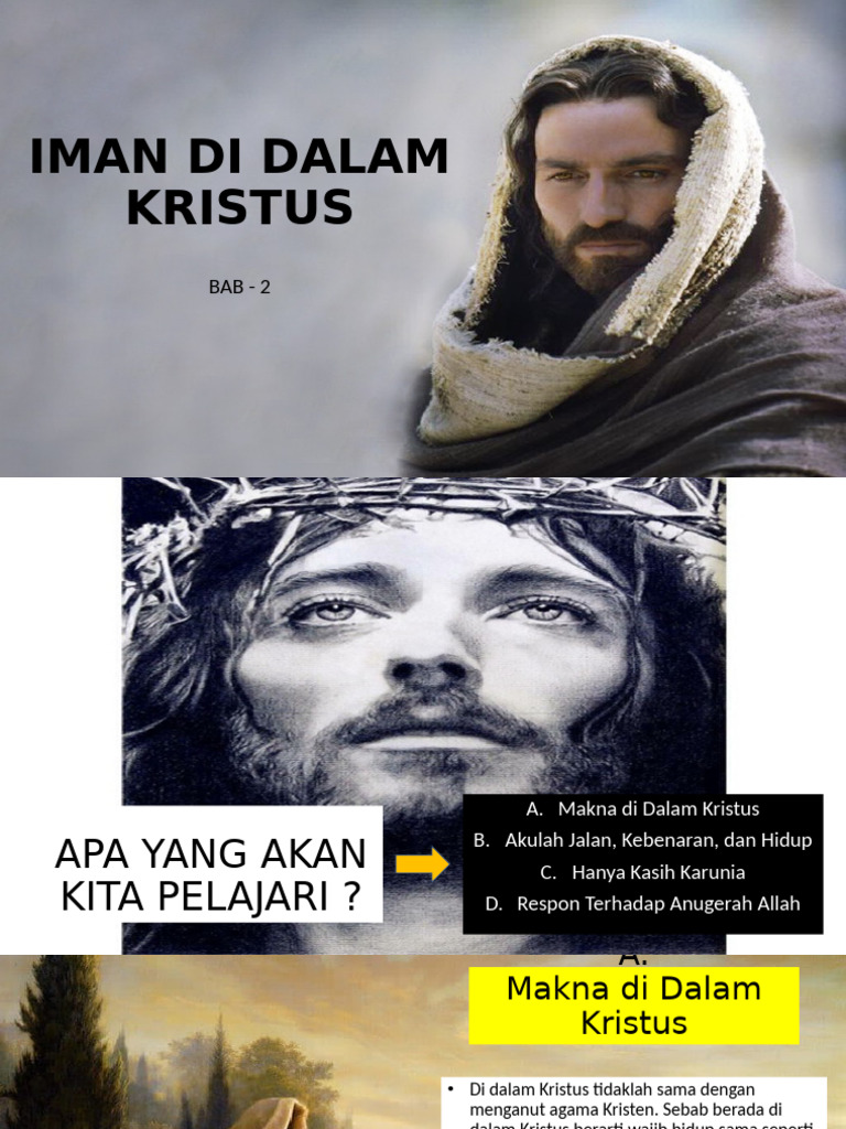 BAB 2 Kls 8 Iman Di Dalam Kristus | PDF