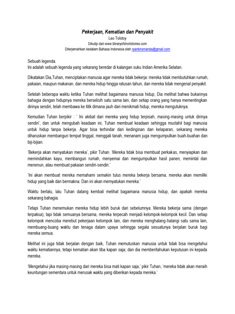 Work Death And Sickness Pdf