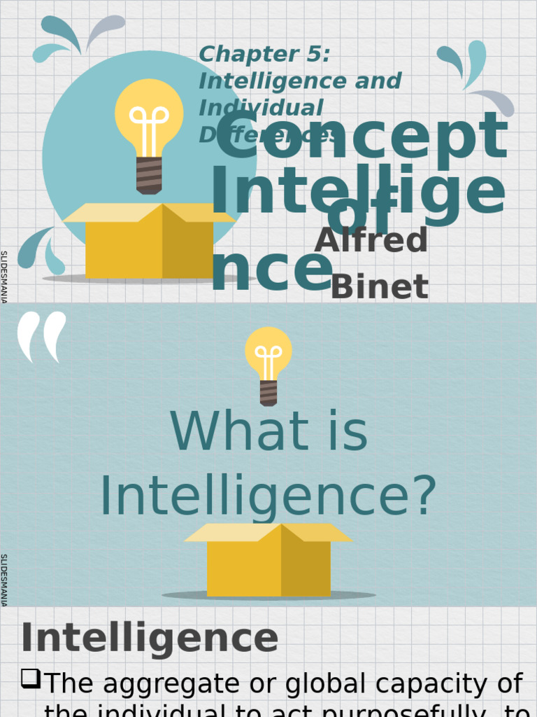 Week 8 - Concept of Intelligence - Binet - Part 1 | PDF | Intelligence ...