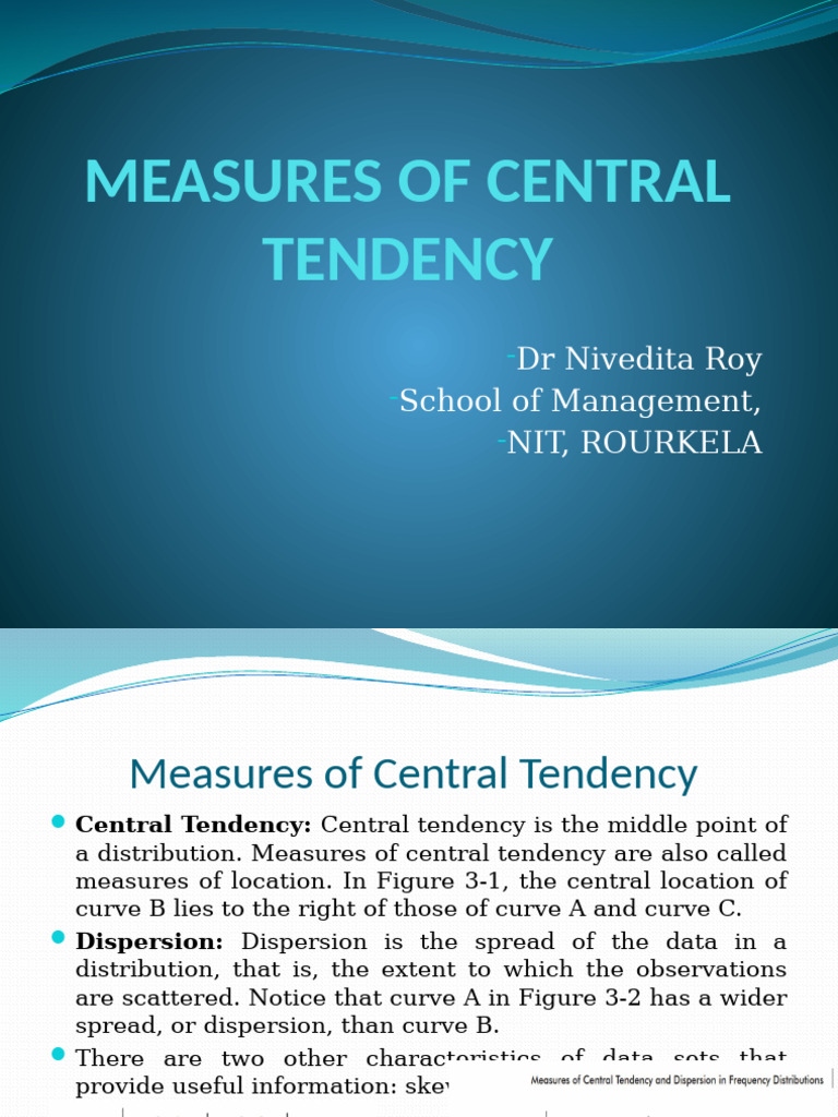 Module 6 - Measures of Central Tendency | PDF