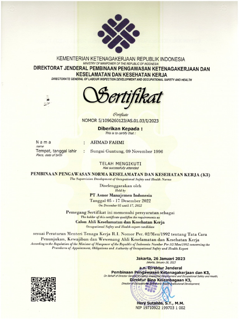 Ahmad Fahmi AK3U | PDF