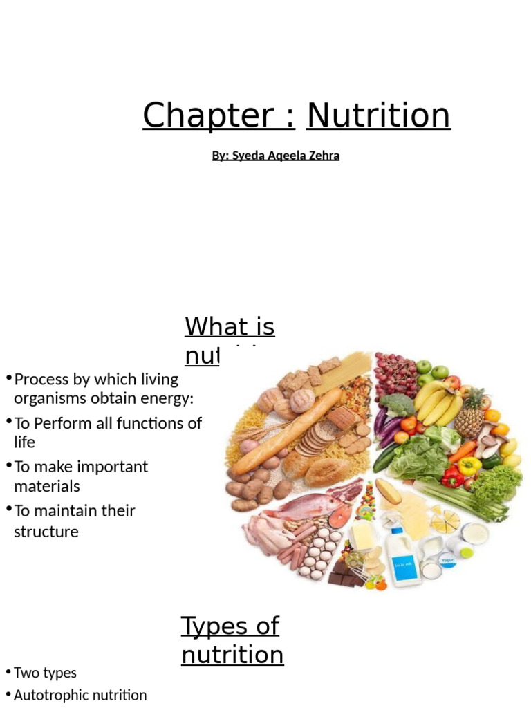 NUTRITION | PDF | Digestion | Nutrition