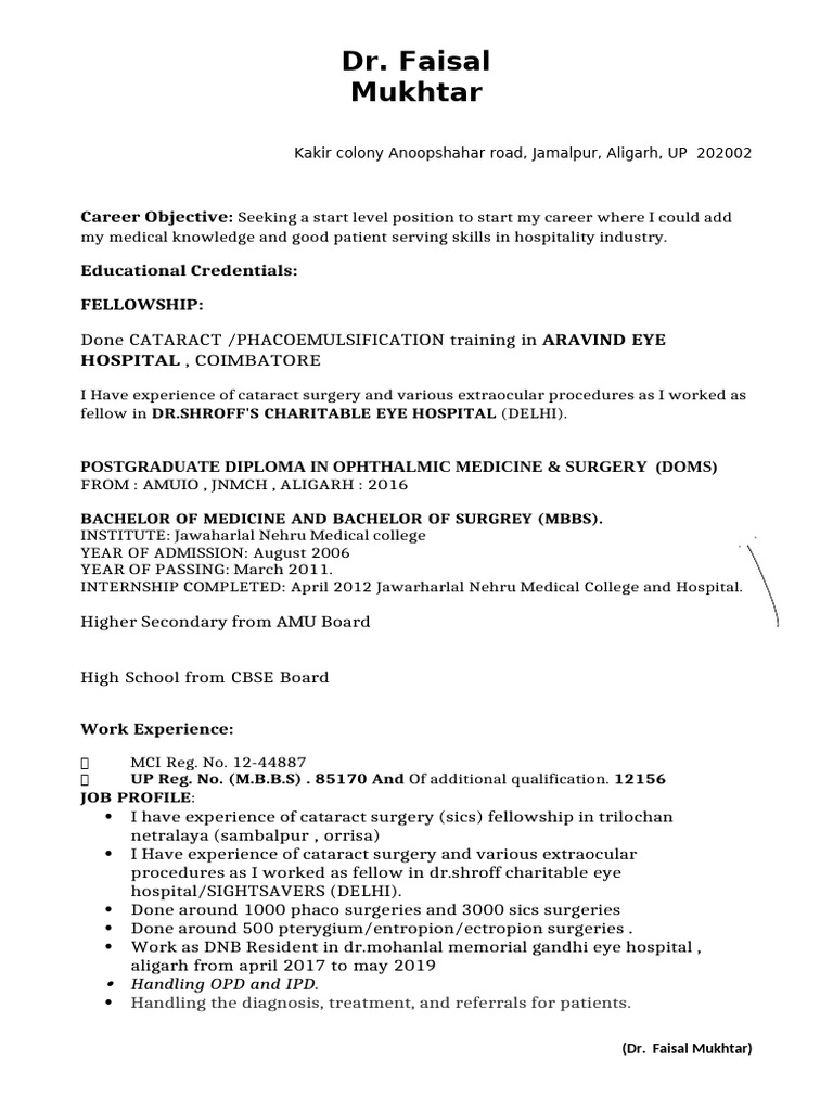 Dr. Faisal Mukhtar | PDF