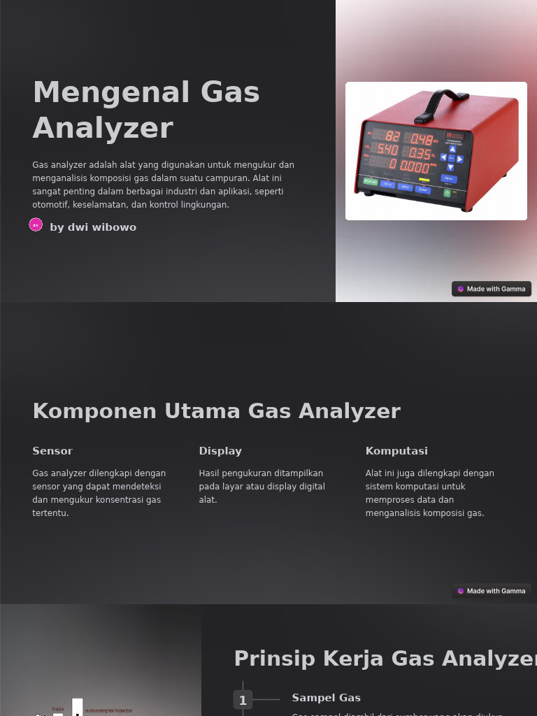 Mengenal Gas Analyzer | PDF