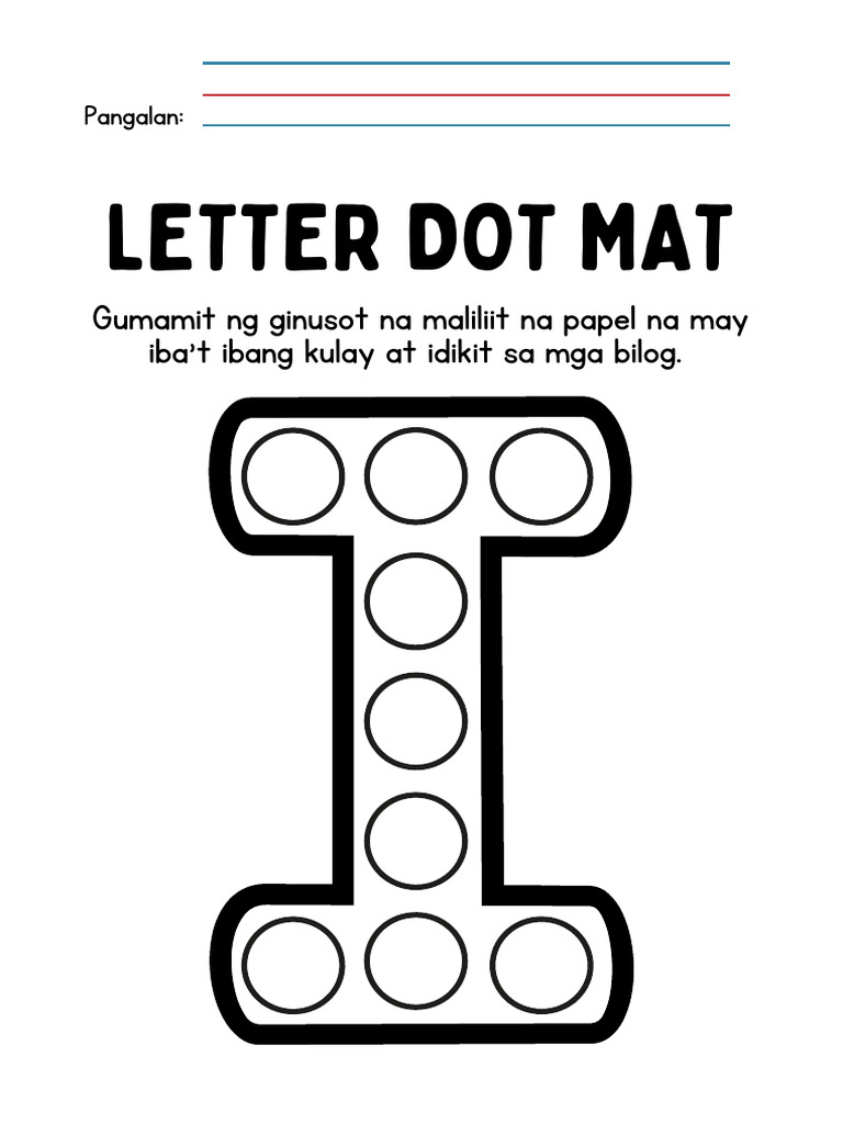 Letter Dot Mat II | PDF