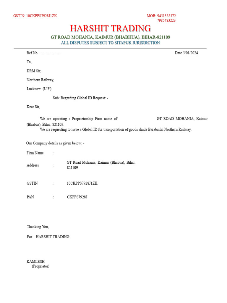 Harshit Trading | PDF