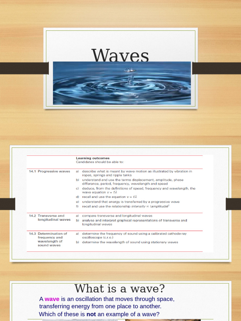 Waves 1 | PDF