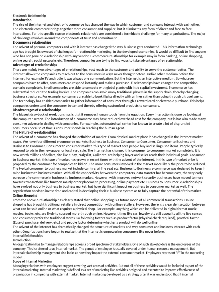 12 - Electronic Relationship | PDF