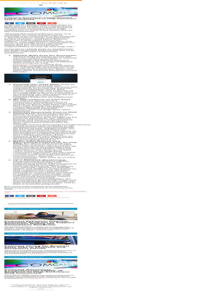 comcast report | PDF