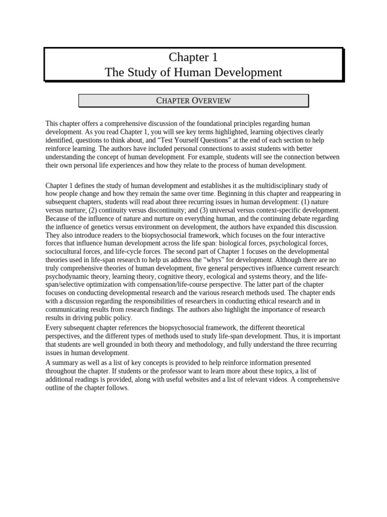 Human Development: Key Concepts | PDF | Behaviorism | Social Science