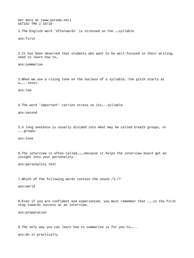 GST102 2022 - 1 Tma 2 | PDF