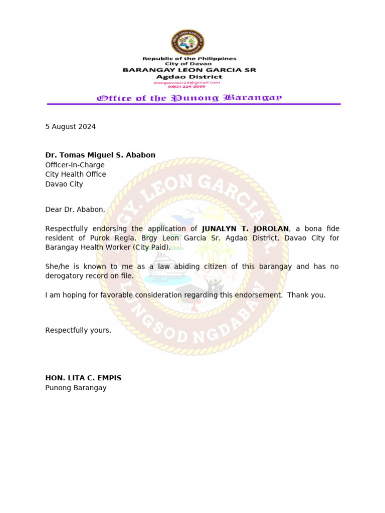 Dr. Tomas Miguel S. Ababon | PDF