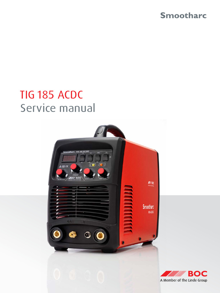 TIG Smootharc 185 ACDC Service Manual D5 | PDF