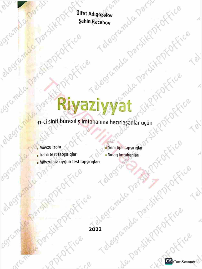 Mir.az Riyaziyyat Guven 2022 | PDF