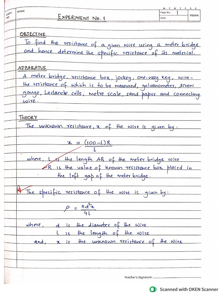 Experiment No 1 | PDF