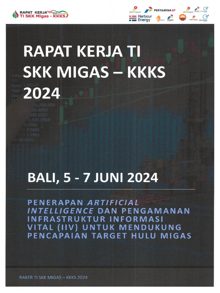 Proposal Rapat Kerja Teknologi Informasi SKK Migas - KKKS Tahun 2024 | PDF