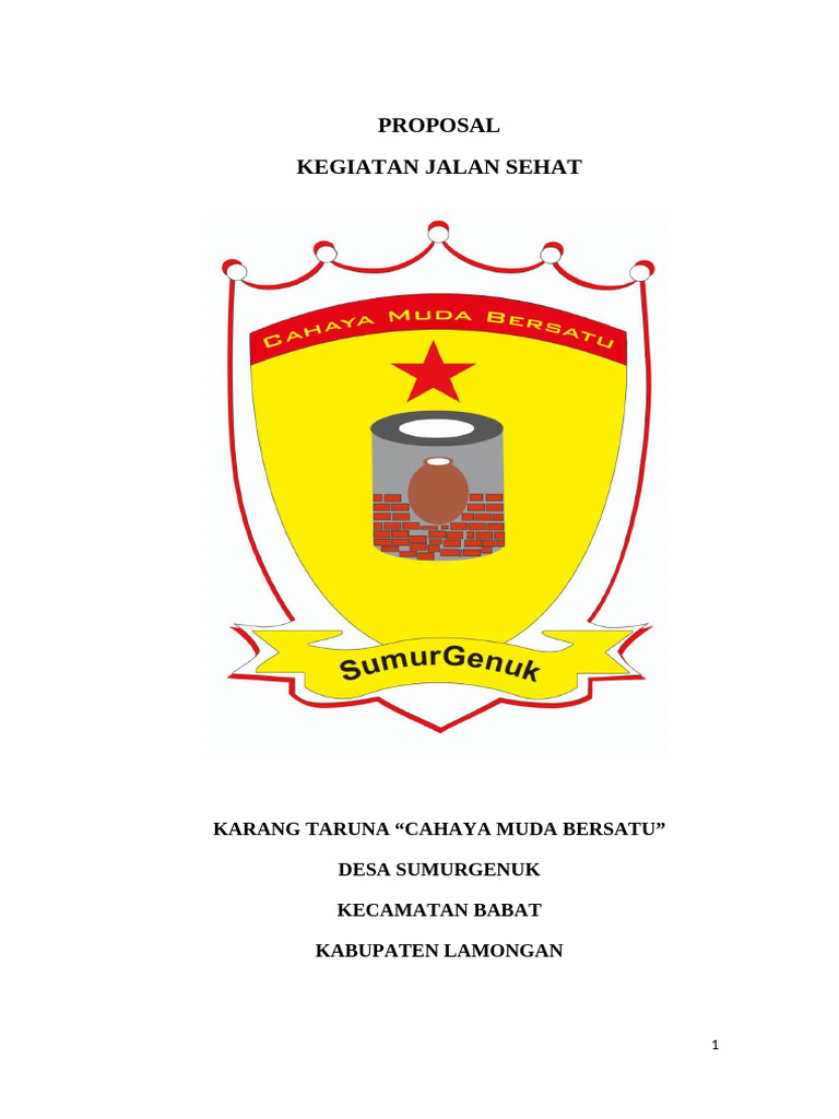 PROPOSAL Jalan Sehat | PDF