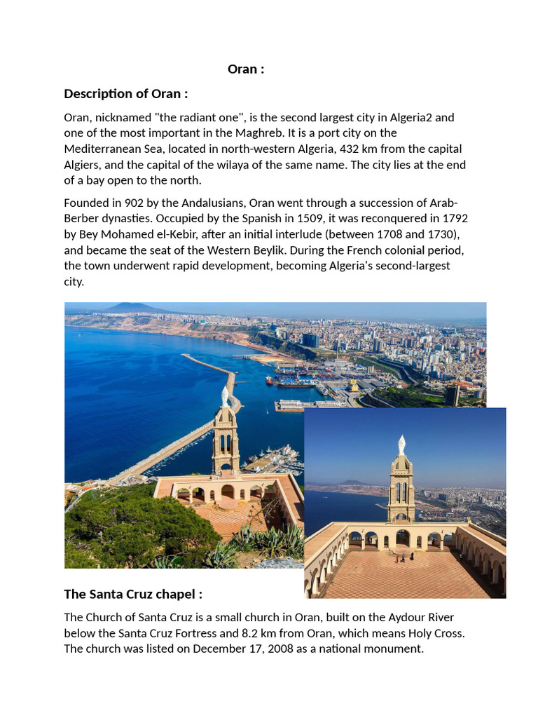 Description Oran | PDF