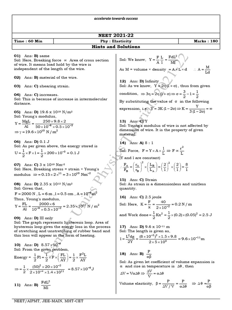 Elasticity Papers | PDF