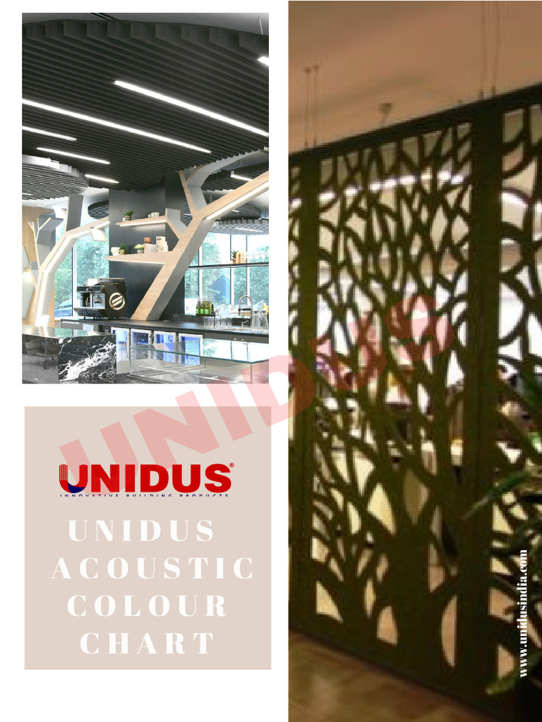 Unidus Bespoke Acoustic Colourchart | PDF