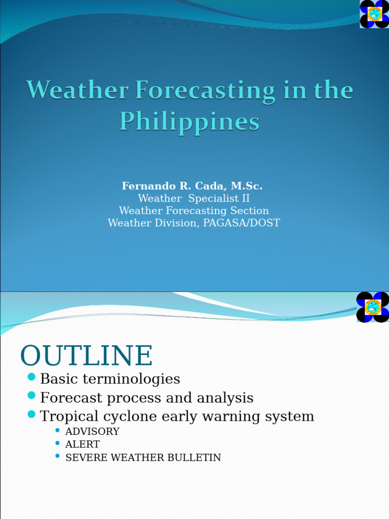 Weather Forecasting in The Philippines | PDF