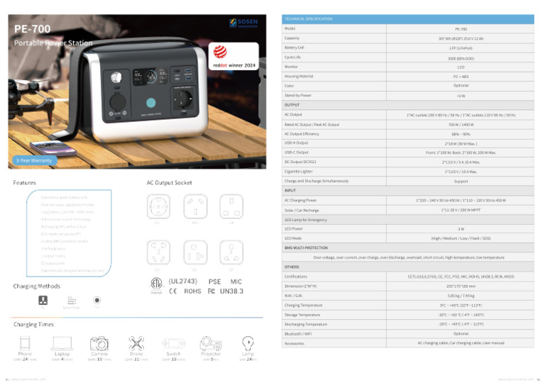 Pe 700W | PDF