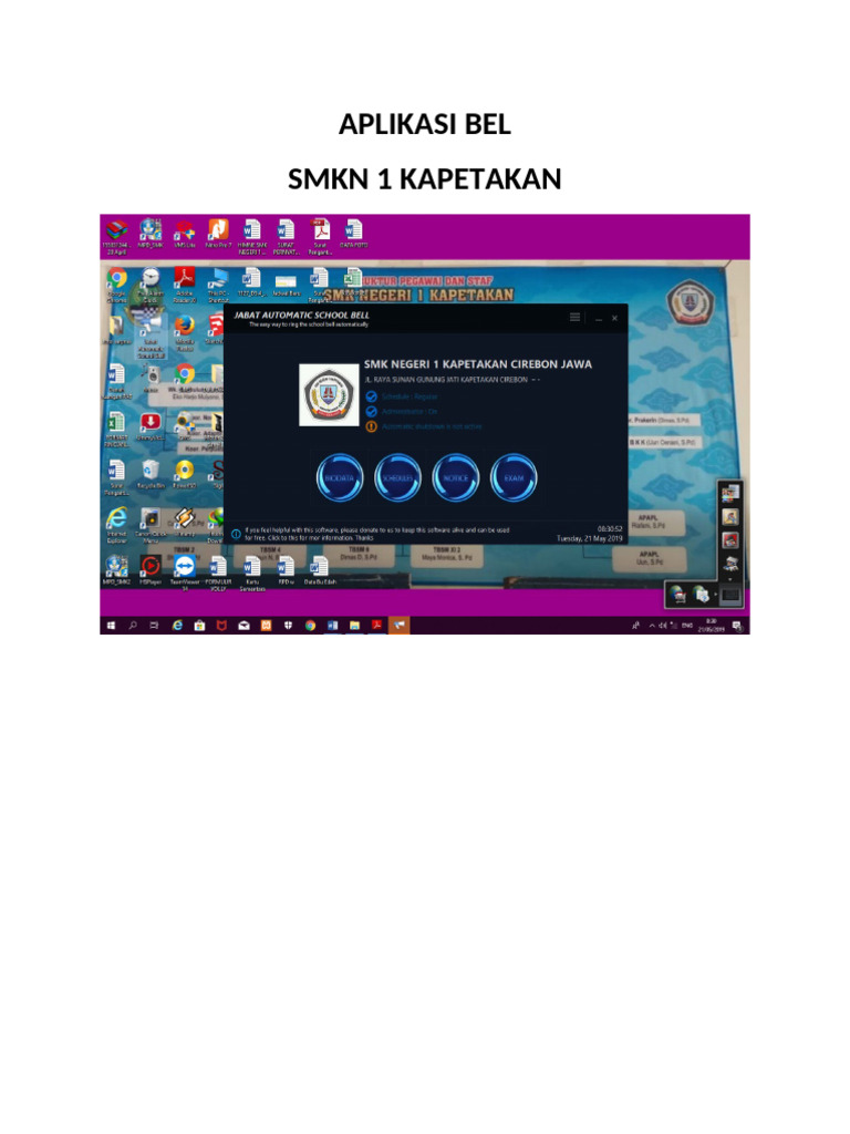 Aplikasi Bel | PDF