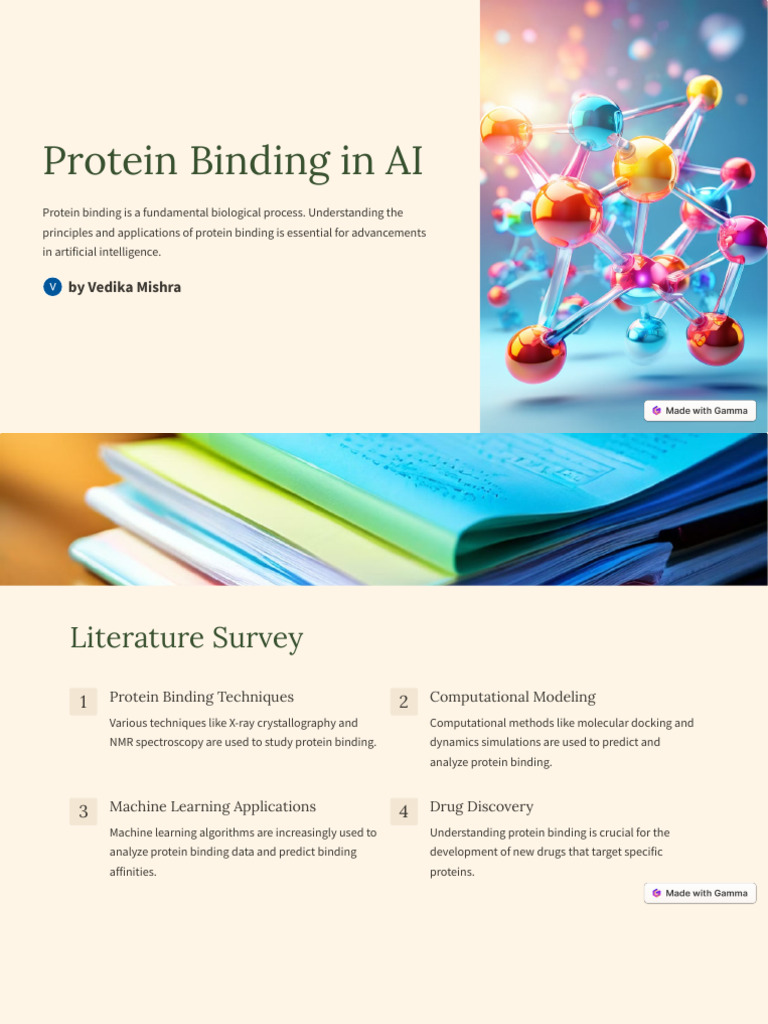 Protein Binding in AI | PDF
