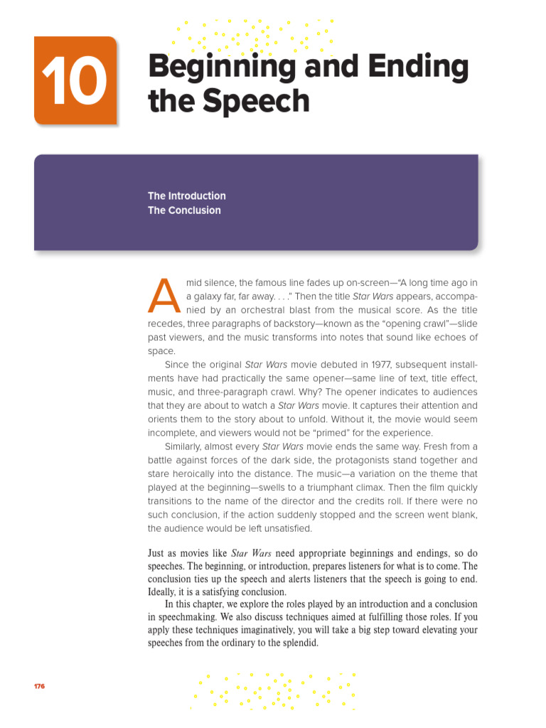 Mastering Speech Introductions and Conclusions | PDF | Cost Of Living ...