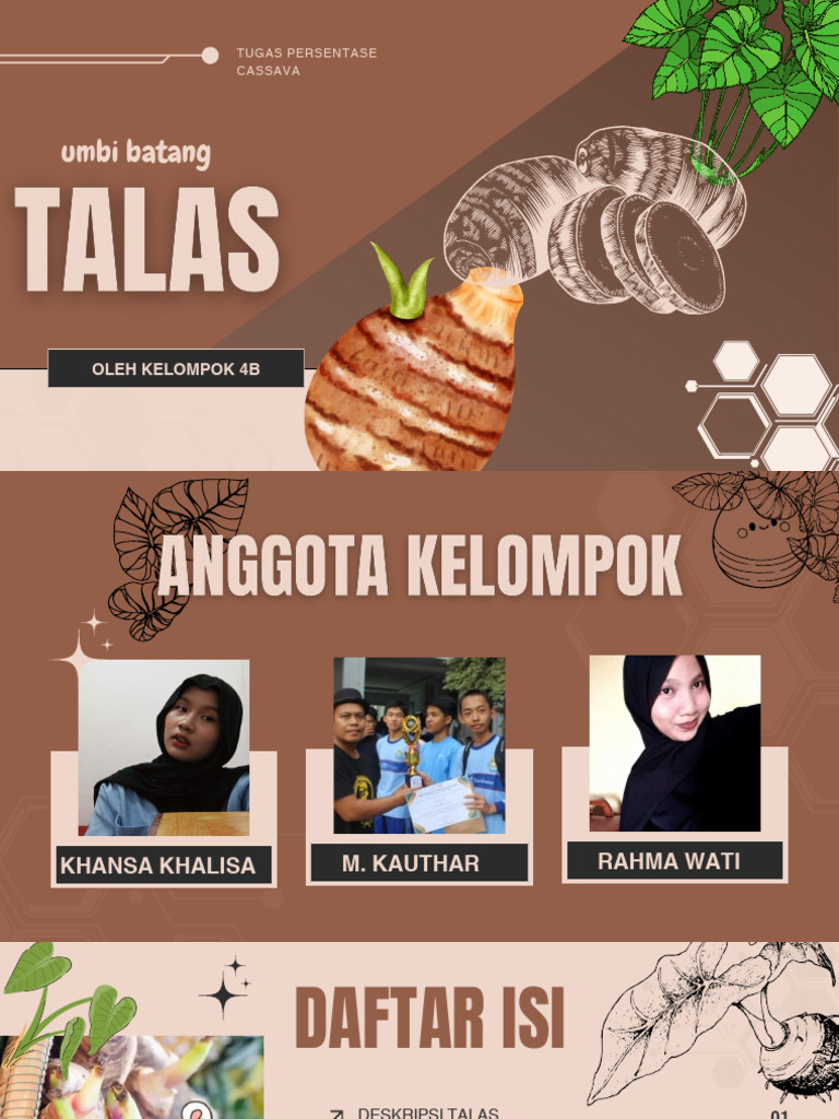 Kelompok 4b Talas | PDF
