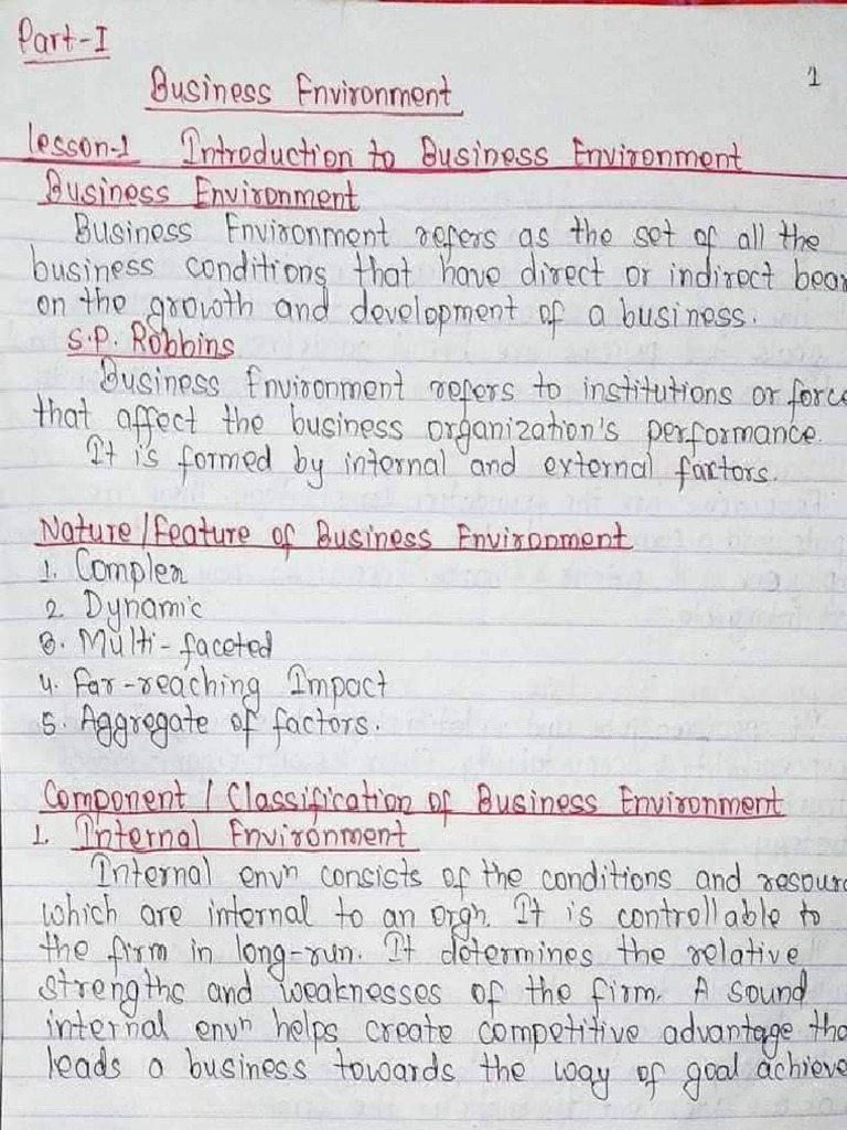 Business Environment 3rd Bbs | PDF