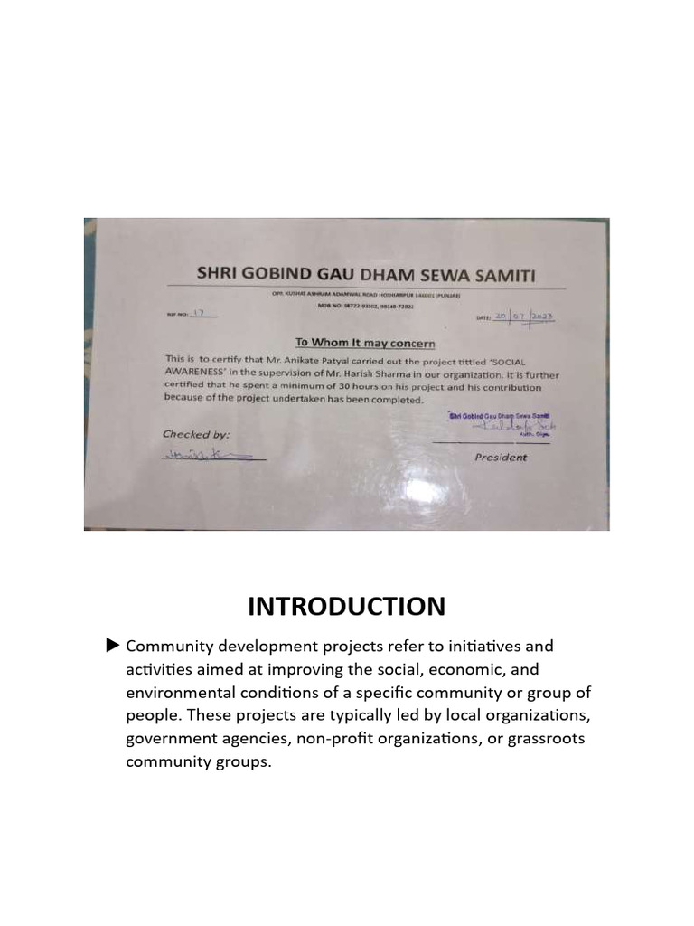 Cdp Report Without Font Page Pdf