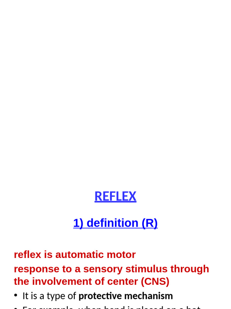 Reflex | PDF