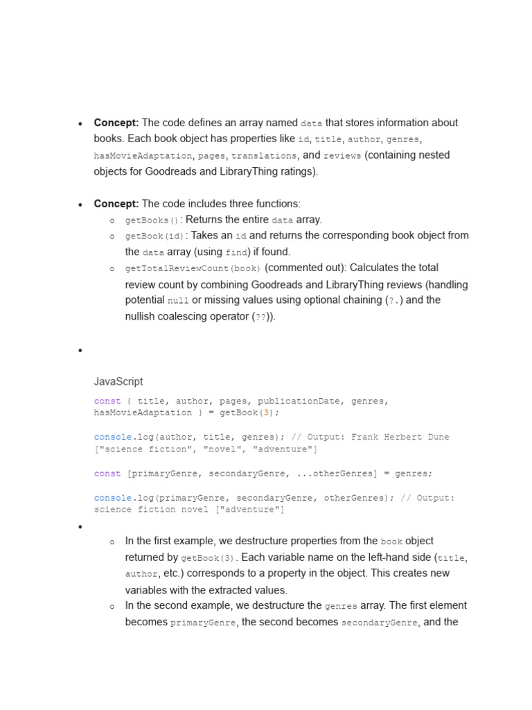 01.Js Revision | PDF