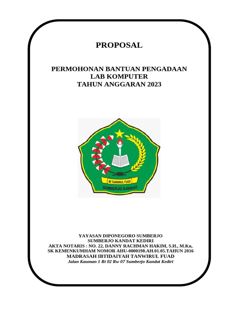 Proposal LAB KOMPUTER MITF | PDF