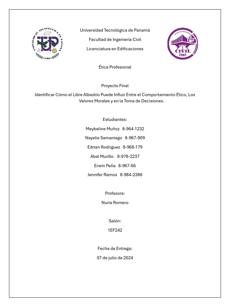 Proyecto Final Etica | PDF