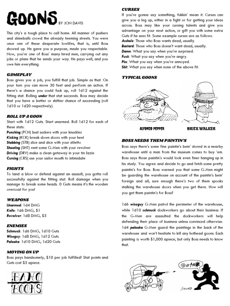 Goons | PDF