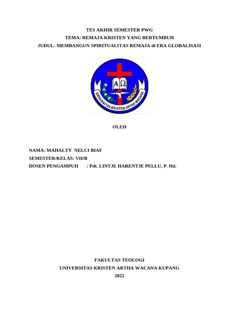 Tas PWG - Mahalty Biaf Viib | PDF