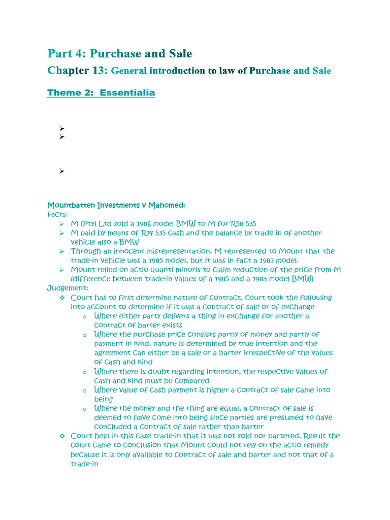 Exam Notes KTH | PDF