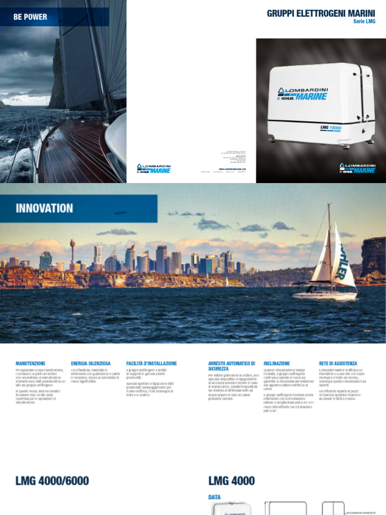 Marine Generators: LMG Series Specs | PDF | Style