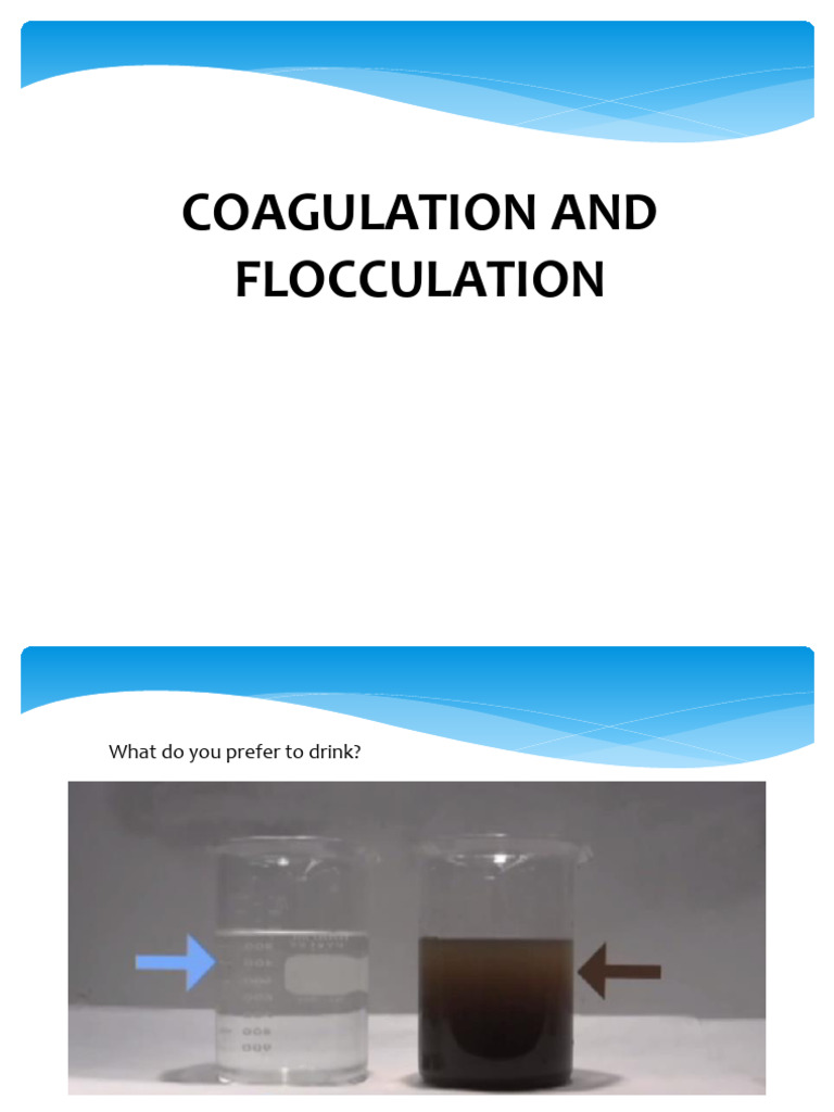 Coagulation and Flocculation 1 | PDF